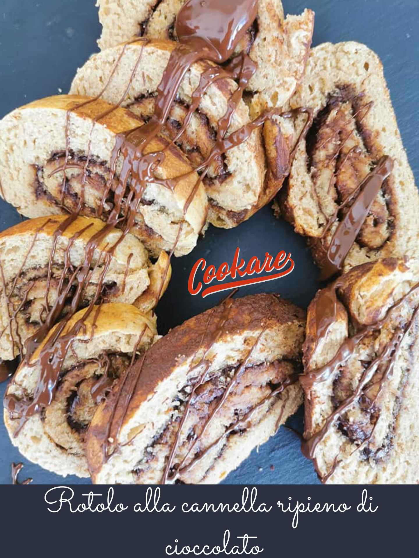 Rotolo alla Cannella Ripieno di Cioccolato (senza zucchero) - Ricette ...